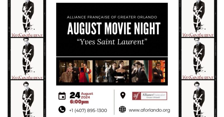 August Movie Night - « Yves Saint Laurent » - AFGO