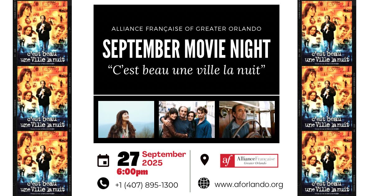 September Movie Night - C’est beau une ville la nuit - AFGO